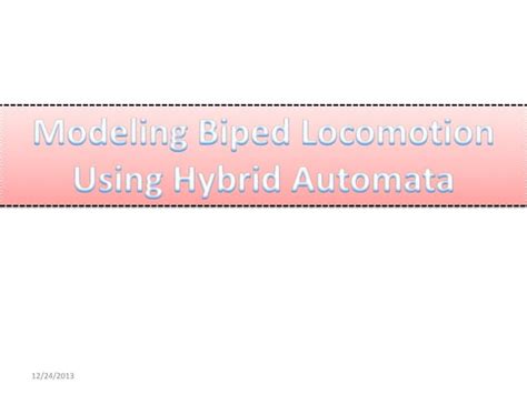 Biped Locomotion Pptx