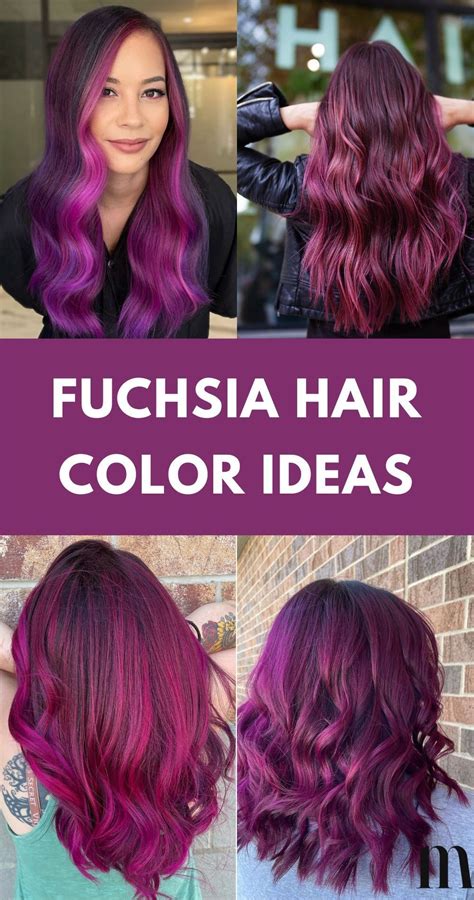 50 Vibrant Fuchsia Hair Color Ideas For Any Hair Length Fuschia Hair