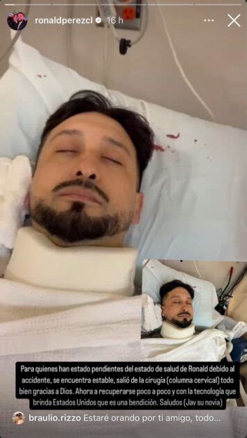 Ex Rojo” Ronald Pérez Fue Operado De Urgencia Tras Sufrir Grave