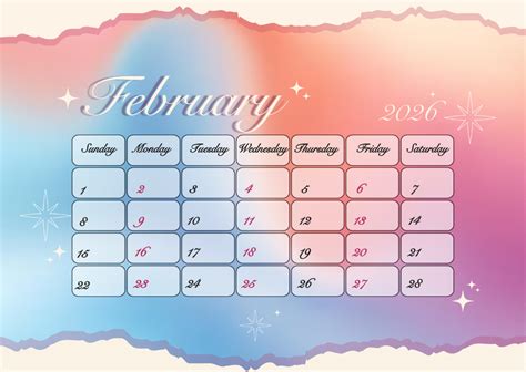 February 2026 Calendar Printable Free Printable Templates