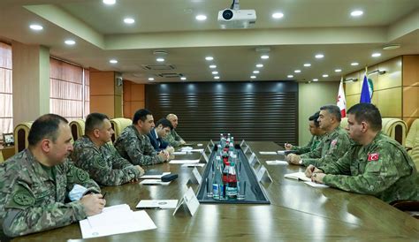 საქართველოს თავდაცვის ძალების მეთაურმა Nato ს სახმელეთო სარდლობის შტაბის უფროსს უმასპინძლა