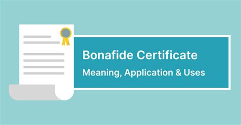 What Is A Bonafide Certificate And How To Apply Online