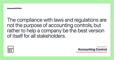 Accounting Control Awesomefintech Blog