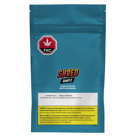 shred dartz funk master pre rolls high thc pre rolls