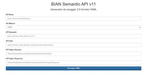 Julio Pari On Linkedin Bian Semantic Api V11 Generador De Swagger 20 Formato Yaml