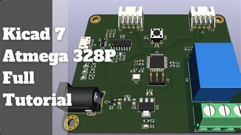 atmega 328p pcb design complete walkthrough gigason pcb lab 5 youtube