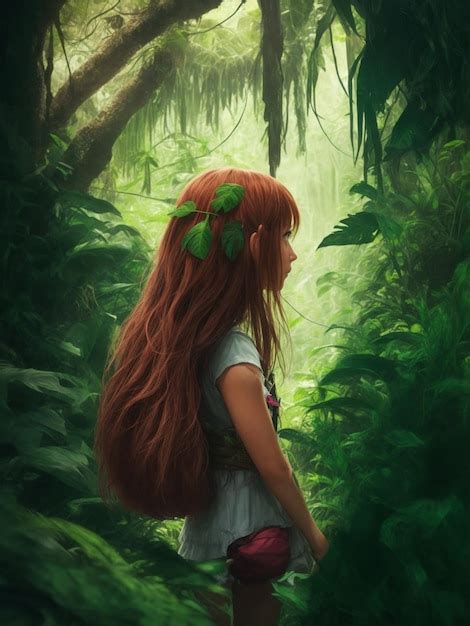 Premium Ai Image Girls Find In Jungle