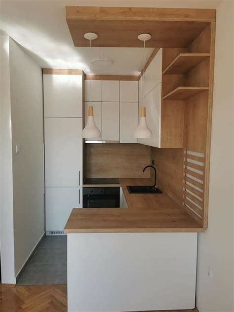 6 полезных идей для оформления маленькой кухни из зарубежных интерьеров Tiny Kitchen Design