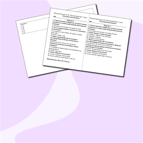 Тест по окружающему миру 3 класс по теме Полезные ископаемые