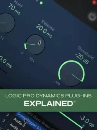 Groove Logic Pro Dynamics Plug Ins Explained TUTORiAL