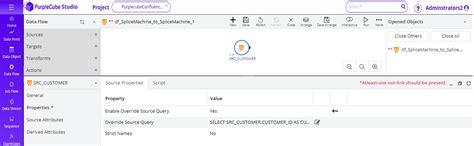 Working With Splice Machine Source Instance Transform