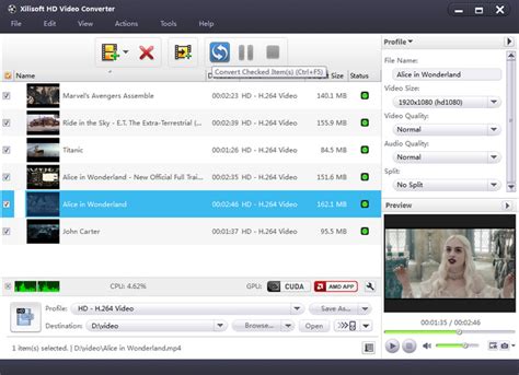 Xilisoft Hd Video Converter Screenshot
