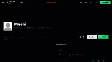 Myebi User Profile Deviantar Myebi Deviant Art