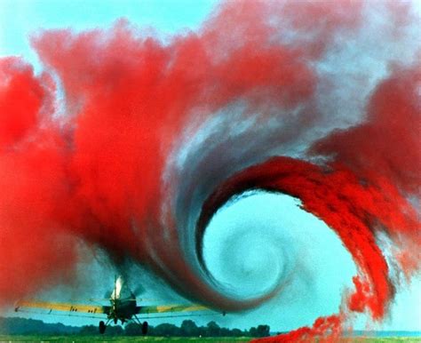 Turbulent Flow Generated By The Tip Vortex Of The Aeroplane Wing Shown Download Scientific