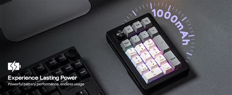 Epomaker Ek21 Via Gasket Number Pad With 1000mah Battery Bt 5 0 2 4ghz Wired Hot