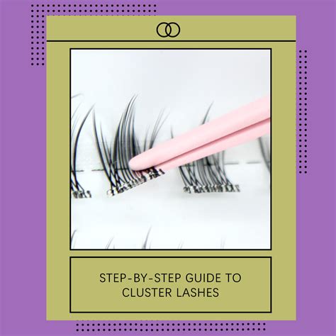 Step By Step Guide To Cluster Lashes Tools Application And Removal UBLashes