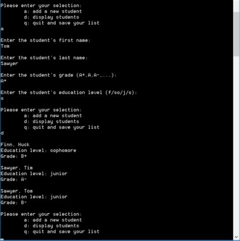 You Are Given A Partially Completed Program Hw05c