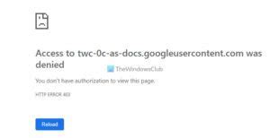 How To Bypass Google Drive Access Denied Error