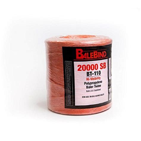 Balebind Bt 110 Round Bale Twine 20 000 Twine Baler Polypropylene