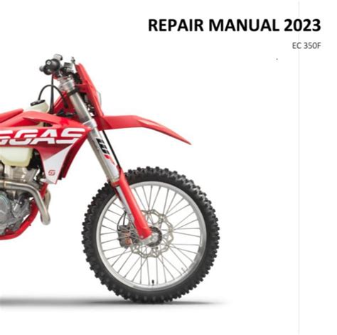 2023 Gas Gas Ec 350 F Repair Manual Ktm Repair Manuals