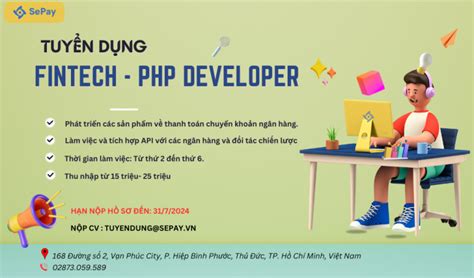 Tuyển dụng Fintech PHP DEVELOPER SePay Blog