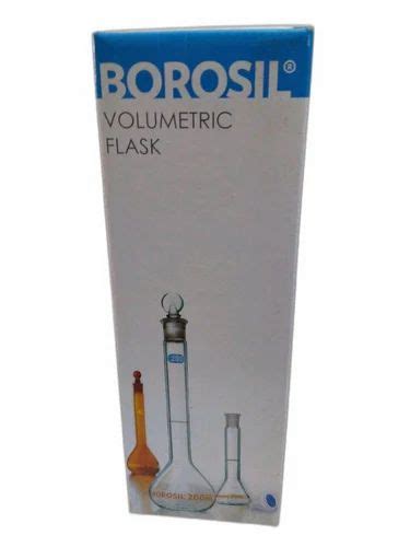 Glass Conical Borosil Volumetric Flask Capacity 200ml Size 7 8 Inch