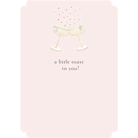 Little Toast To You Congratulations Card Ocado