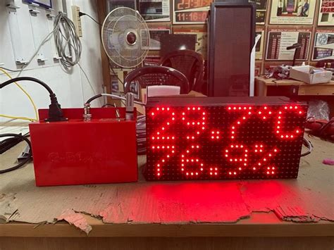 LED Temperature And Humidity Display Board Temperature Monitoring Display Manufacturer From