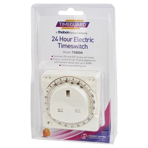 Timeguard Hour Mechanical Plug In Timer Pin ElectricalDirect