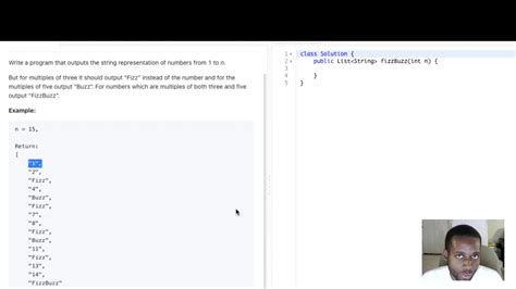 Fizz Buzz Leetcode Youtube