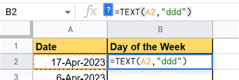 How To Convert Date To Day Of Week In Google Sheets Sheets For Marketers