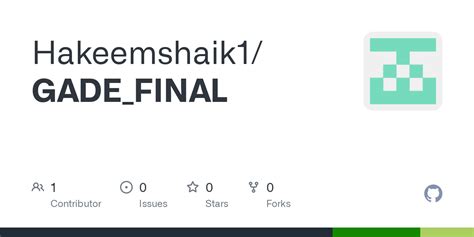 Github Hakeemshaik1gadefinal