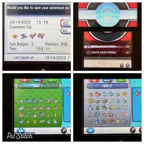 X Prebadge 4 Living Dex Complete Found A Shiny Bird And Evolved It R Professoroak