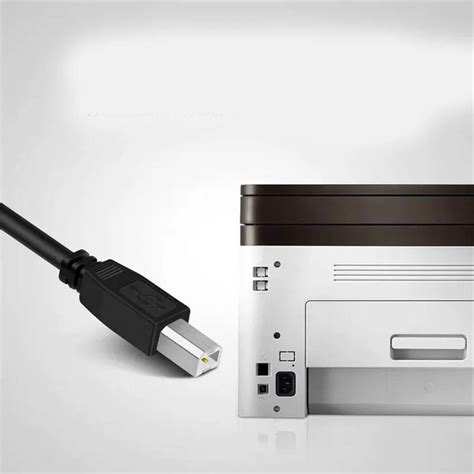 USB Female To Cables With Square Printer Port With Fixed Ear Printer LRT Lanruntong