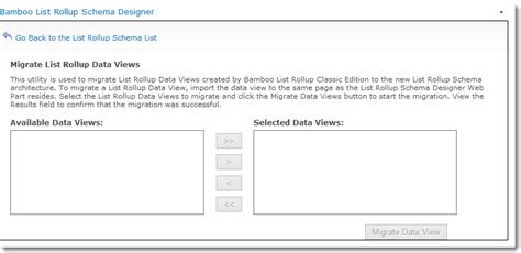 Migrate An Existing List Rollup Data View To The New List Rollup Schema Architecture Bamboo