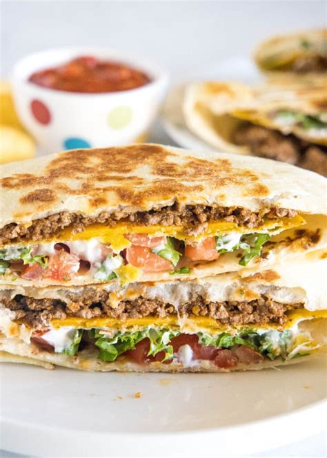 Homemade Crunchwrap Supreme Taco Bell Copycat