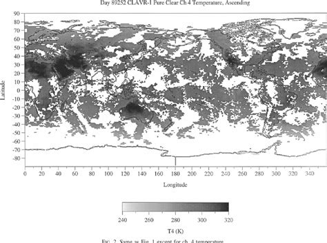 Figure 2 From Avhrr Pixel Level Clear Sky Classiﬁcation Using Dynamic Thresholds Clavr 3