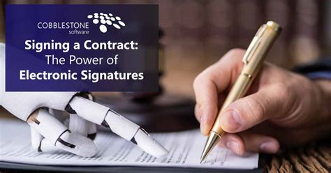 electronic signature contract