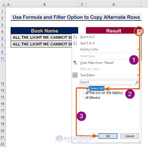 How To Copy Alternate Rows In Excel 4 Ways Exceldemy