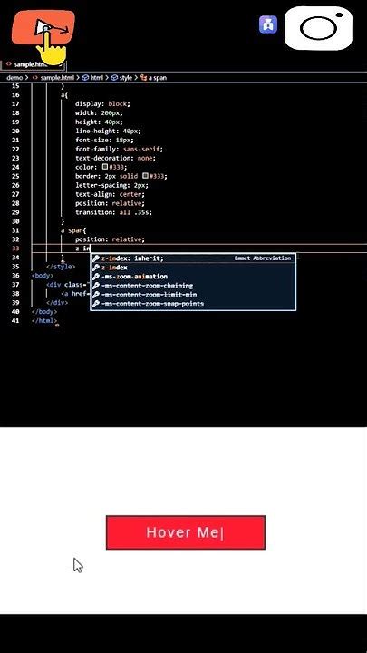 hover me cssbutton htmlcssproject csshovereffect shorts youtubeshort youtube