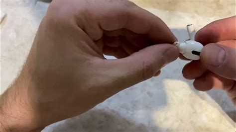 Как снять амбушюры резинки с наушников Airpods Pro Youtube