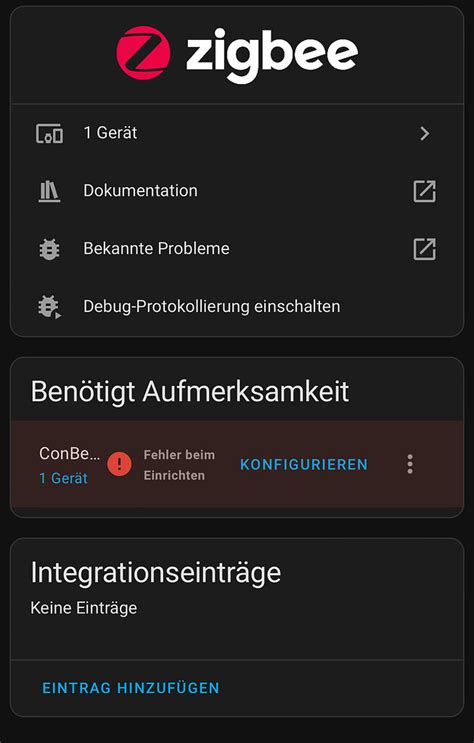 Sonoff Stick „fehler Beim Einrichten“ Allgemein Simon42 Community