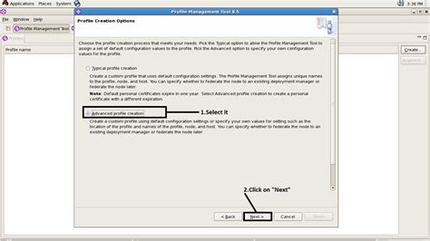 IBM WebSphere Application Server Creating Custom Profile Or Managed
