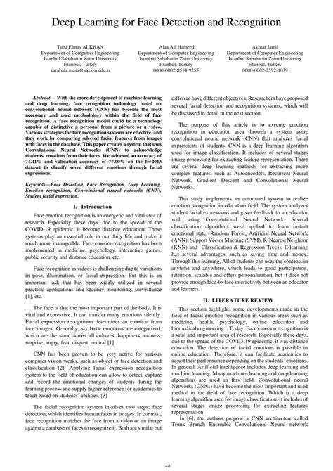 Pdf Deep Learning For Face Detection And Recognition