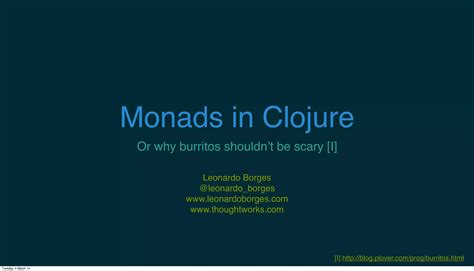 Monads In Clojure Ppt