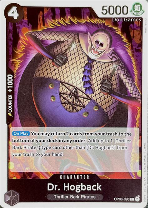 Op06 090 Drhogback Character Card Don Games