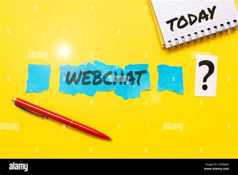 Conceptual Caption Webchat Concept Meaning System That Allows Users To Communicate In Real Time