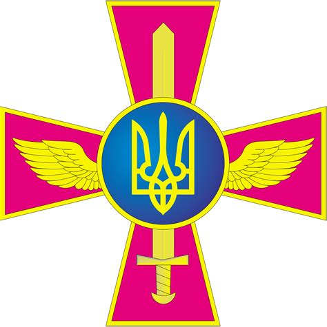 Векторная эмблема воздушных сил Украины —