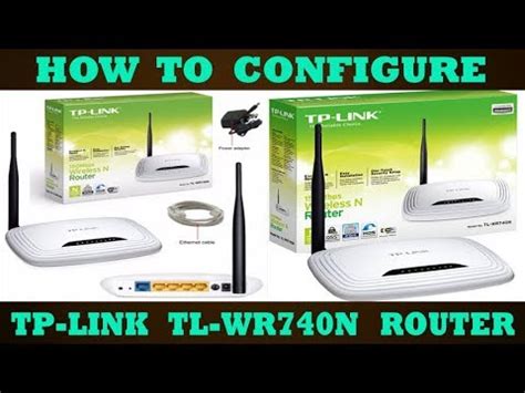 TP Link Router Configuration Steps TL WR N YouTube