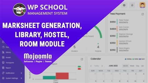 Wp School Marksheet Generation Library Hostel Room Module No1 School Management System
